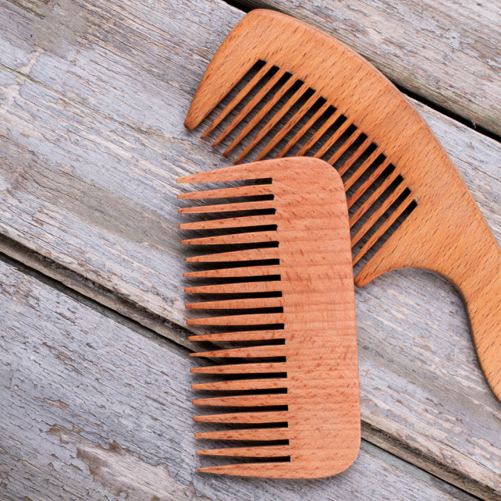 Premium Wooden Hair Comb for Men & Women – Natural Anti-Static Wood ...