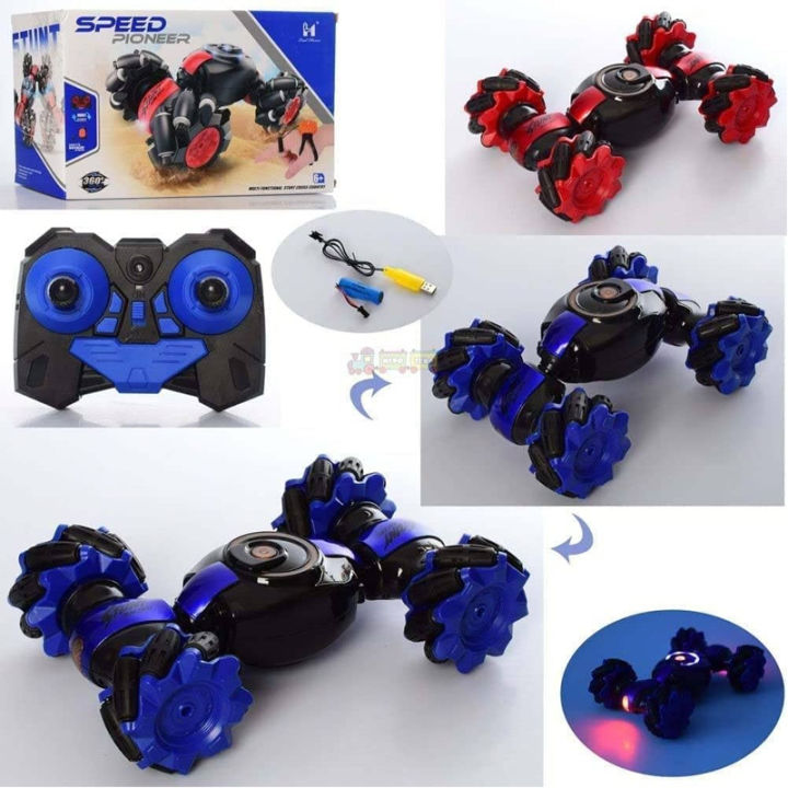 Gesture Sensor RC Stunt Car Double Sided Rotating Offroad Remote ...