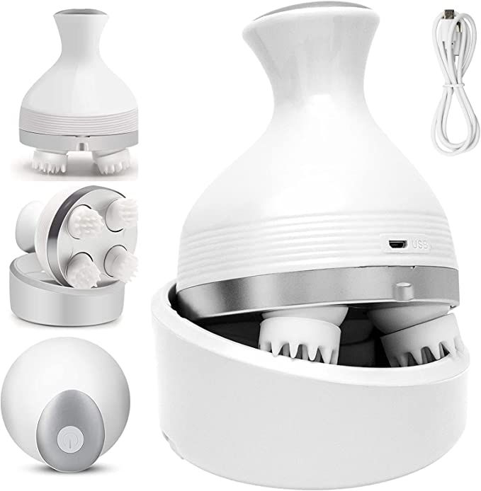 Electric Scalp Massager Rechargeable Scalp Massager Machine for Stress ...