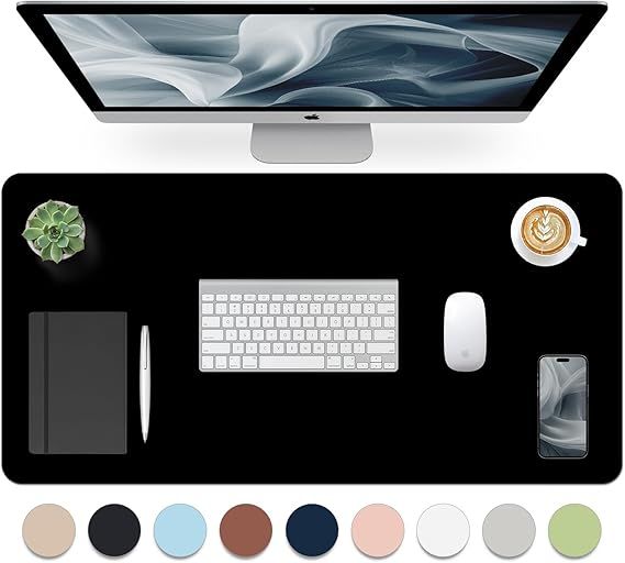 ENRG Double Sided Leather Desk Mat (26"x12") Premium & Comfort Design ...