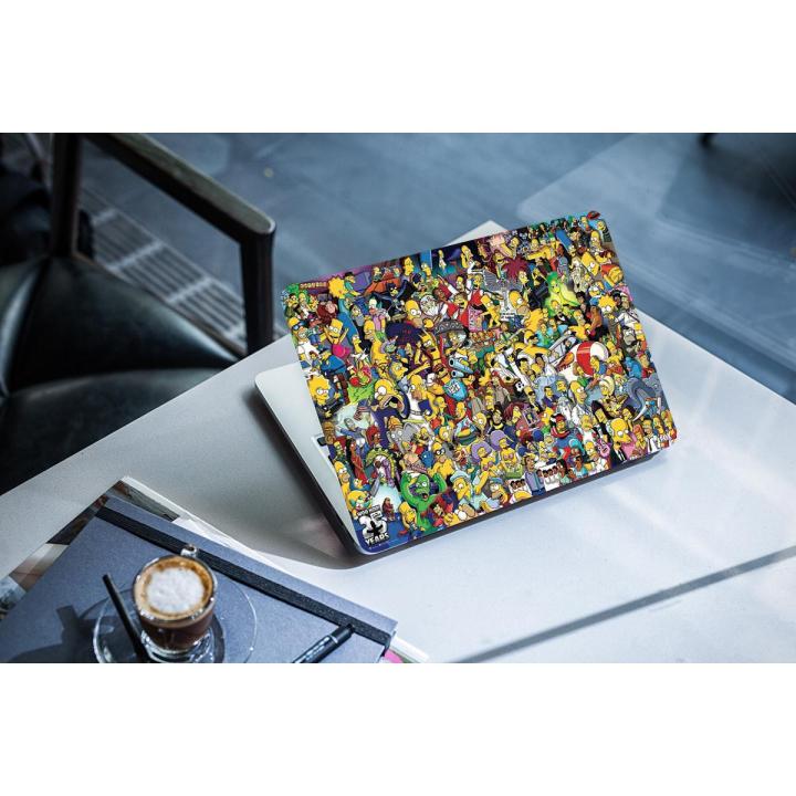 the-simpsons-homer-simpson-bart-simpson laptop skins back vinyl skins ...