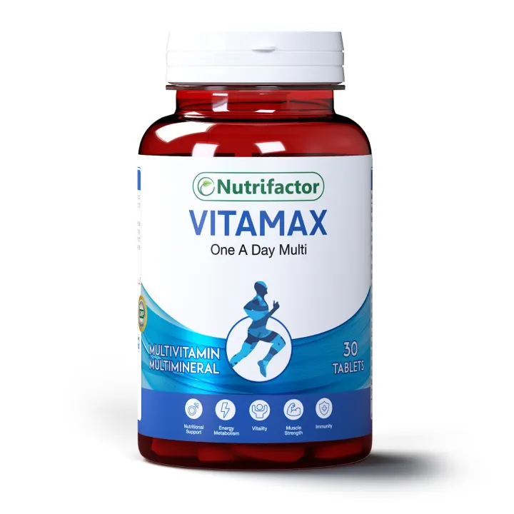Nutrifactor Vitamax One A Day Multi - Daily Multivitamin for Energy ...