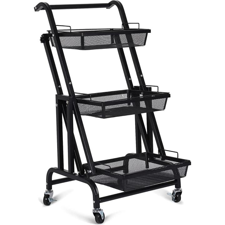 Multi-Purpose Convertible Trolley Rack / 3 Tier Storage Rack For ...