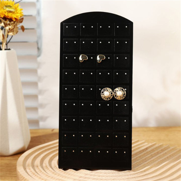 72 Holes Plastic Jewelry Display Show Rack Earrings Pendant Ear Hook ...