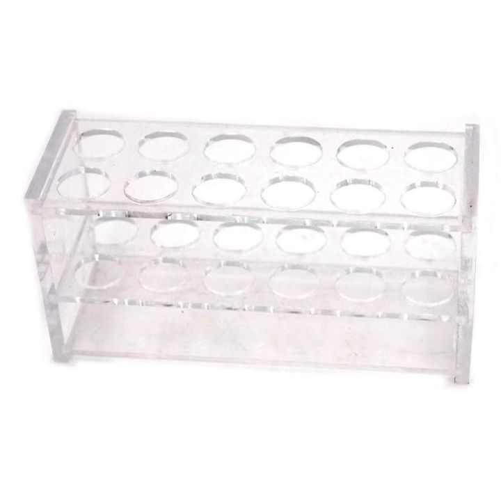 Tasteless 10ml Test Tube Rack Holder 6 holes Acrylic Lab Stand 16mm ...