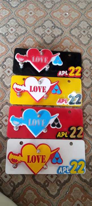Fancy Back Number Plate For All Bikes CD 70 & CG125 etc.. | Daraz.pk