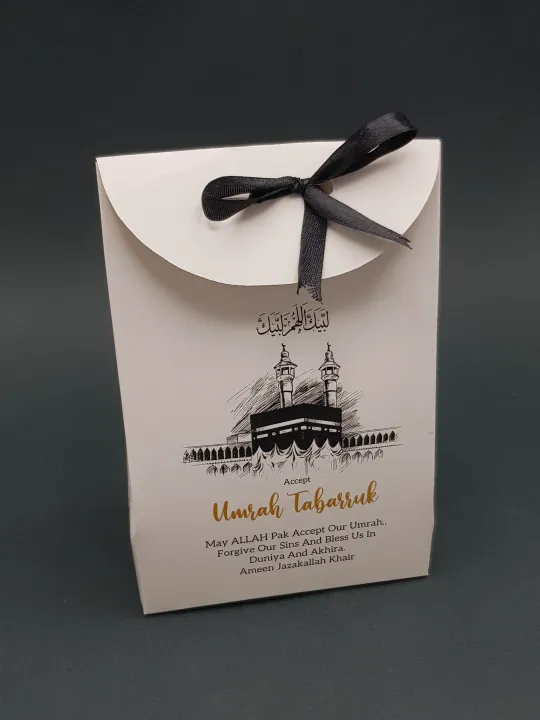 Customized Hajj & Umrah Gift Bag – Hajj Flap Bag– Personalized Tabarruk ...
