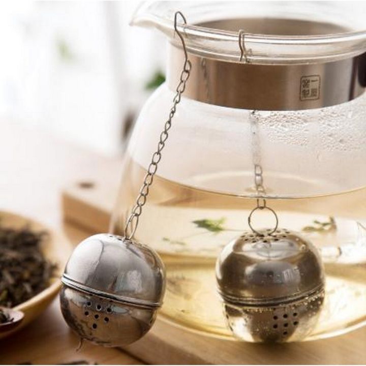 Spice, Herb,Tea and Seasoning Filter Ball with Hanging Hook - Stainless ...