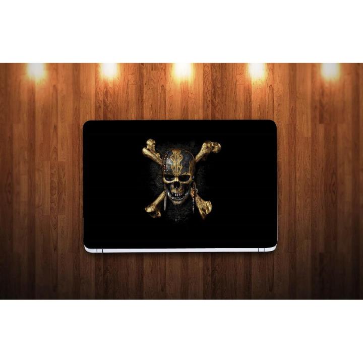 Skull and bones, Pirates of the Caribbean 5 aptop Skin Sticker Cover ...