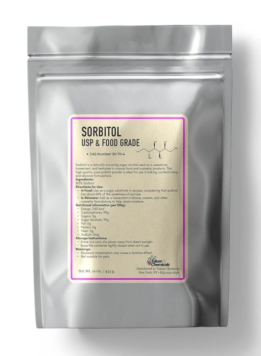 Pure Sorbitol Powder Food Grade- Powdered Sugar Substitute - Sorbitol ...