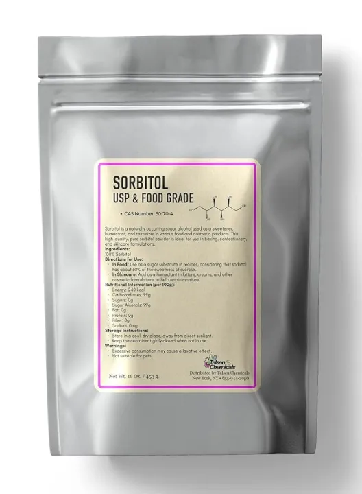 Pure Sorbitol Powder Food Grade- Powdered Sugar Substitute - Sorbitol ...