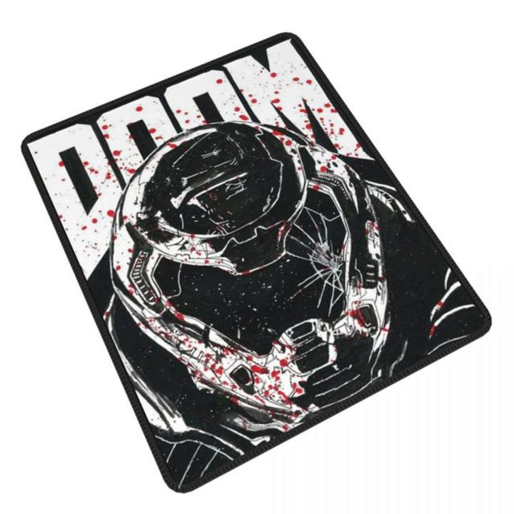Doom Eternal Doomslayer Unique Mouse Pad Doomguy Doom Slayer Cacodemon ...