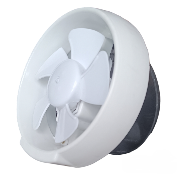Round Ventilating Window Exhaust Fan 6" & 8" Pure Plastic Body 99.99% ...