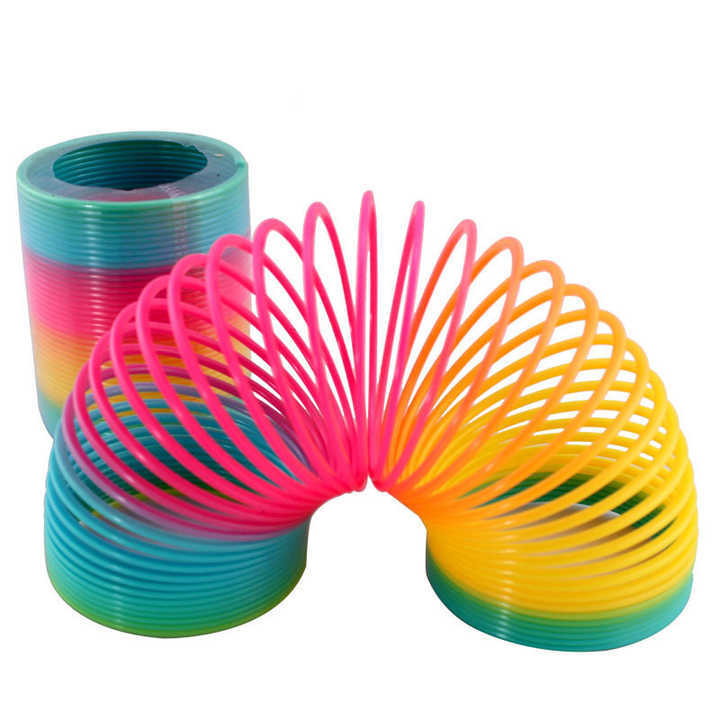 InstaOrder Colorful Slinky Spring Toy for Kids, Classic Stretchy and ...