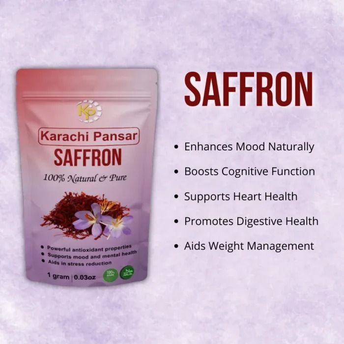 Saffron 1gram 100% pure | Daraz.pk