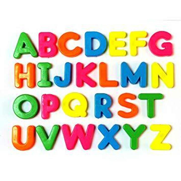 Magnetic Alphabets - Learning Set For Kids - Multi Color | Daraz.pk