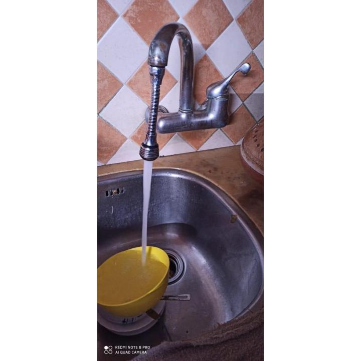 TURBO FLEX 360 FLEXIBLE FAUCET SPRAYER TAP MOVER INSTANT HANDS FREE ...