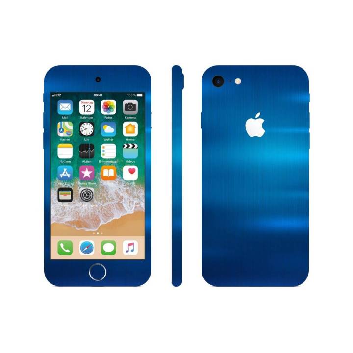 Apple iPod Touch 6 Brushed Metal Texture Skin - Blue | Daraz.pk