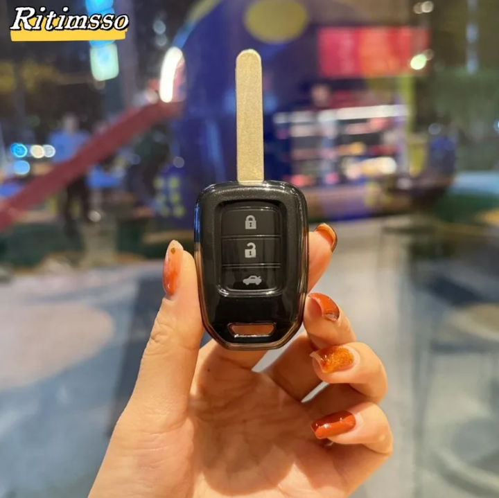 Honda City New smart key Transpaerant Smoke Key Cover -TPU Quality ...