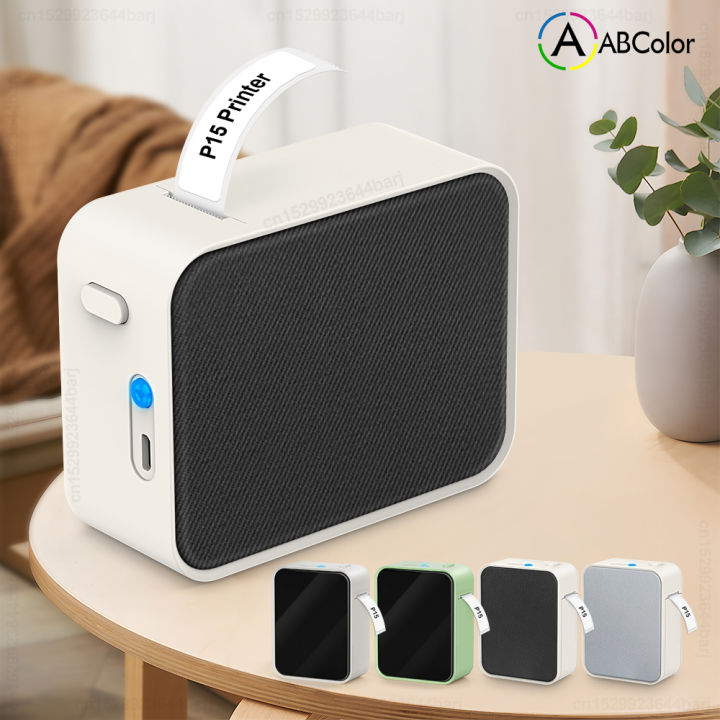 Hickeys Miees Thermal Label Printer P15 Wireless Bluetooth Label Maker ...