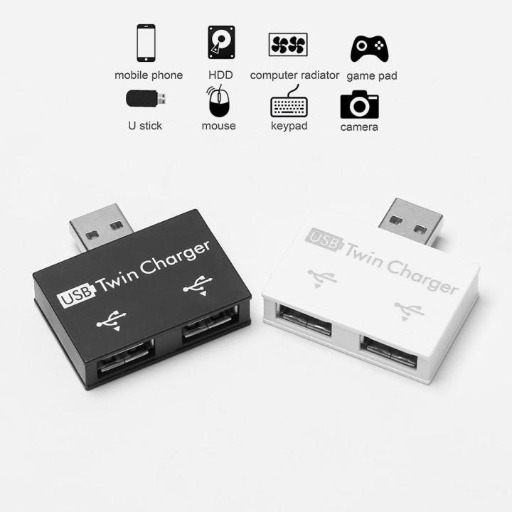 Universal External Splitter Micro USB Power Port 2 Port USB Splitter ...
