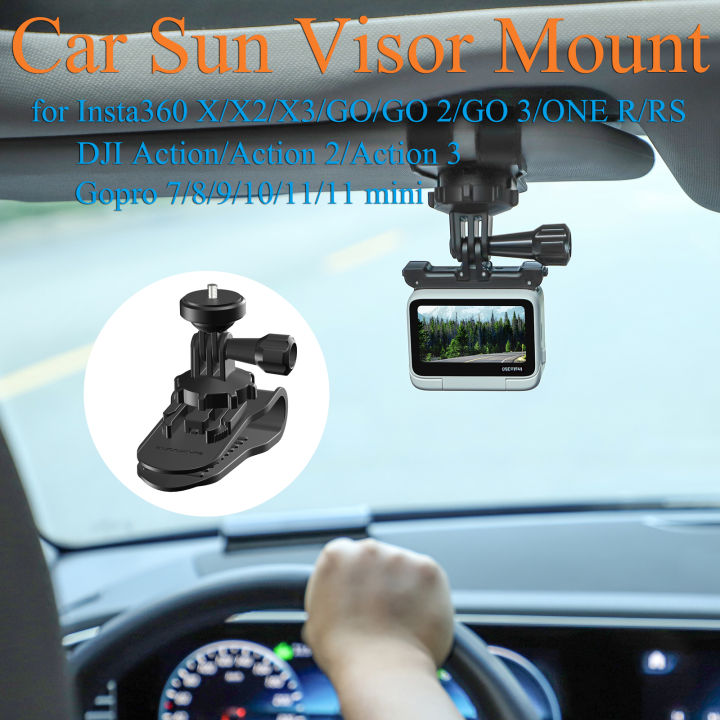 Car Sun Visor Mount For Go 3/x3/x2/ 11/11 Min/10/action 3 Camera Holder ...