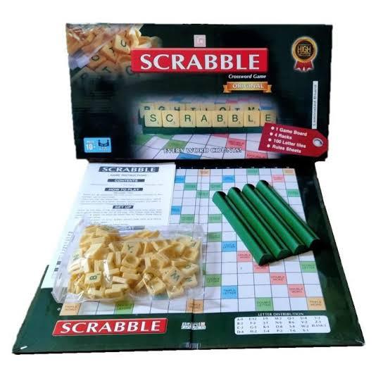 Scrabble game -Scrabble Board Game Hard Laminated Board 15 x 15 Inches ...
