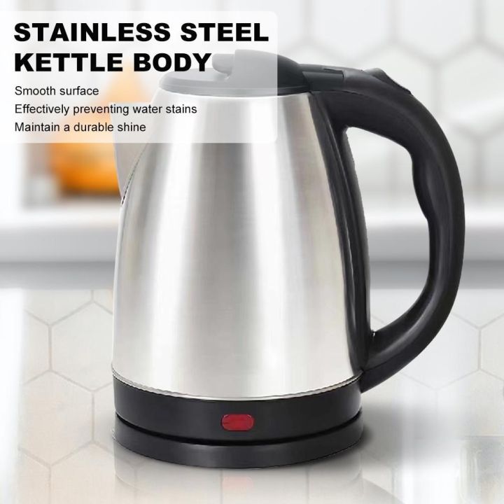 Electric Kettle – 2.0L Stainless Steel | 1500W Fast Heating, Automatic ...