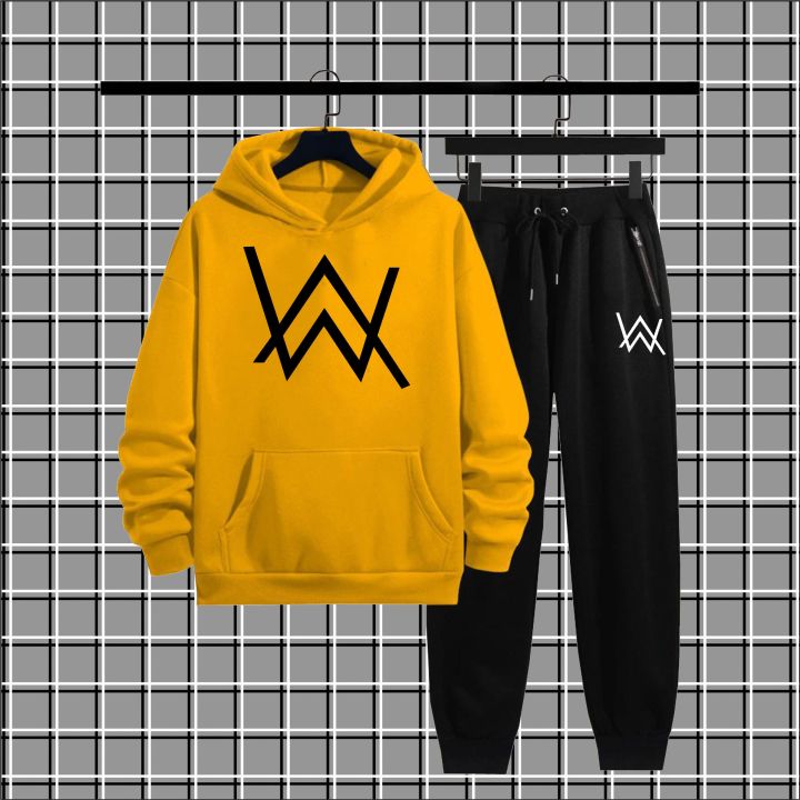 New winter collection WW printed fleece tracksuit for men and boys ...