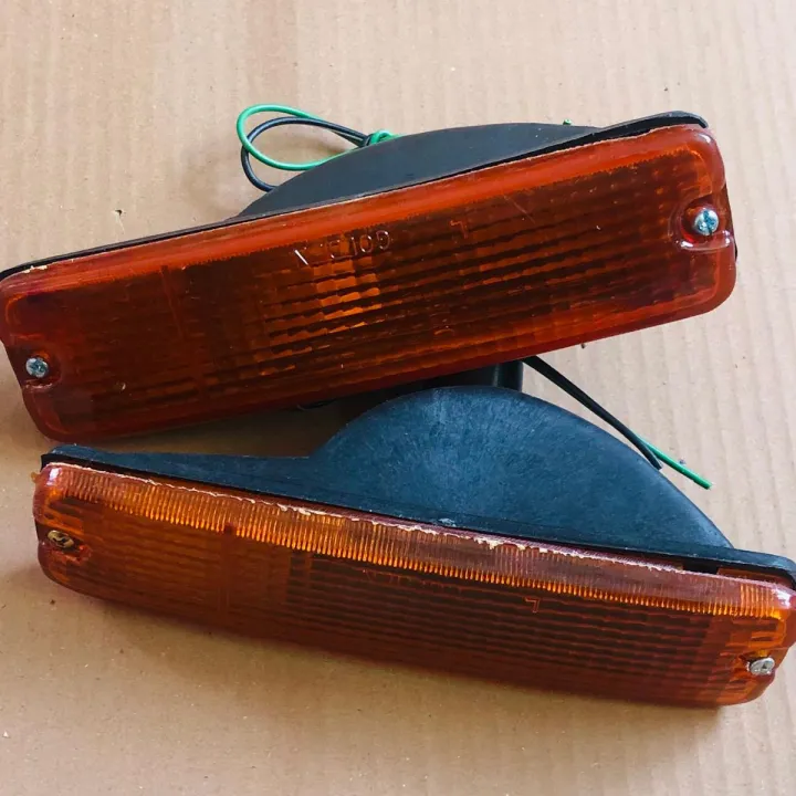 Daihatsu Charade 1986 front Bumper Indicator lights 02 pcs | Daraz.pk