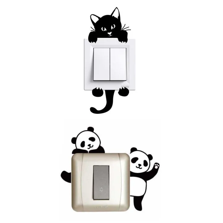 Pack of 4 Switchboard wall Stickers for Home Decoration ( Each order ...