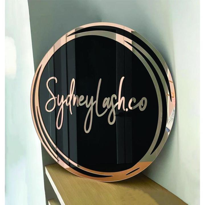 Custom Acrylic Mirror Logo | Daraz.pk