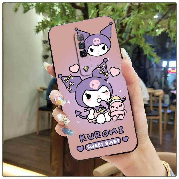 For RedMagic 7 5G Back Cover Case Fashion Cartoon Kuromi Square Frame ...