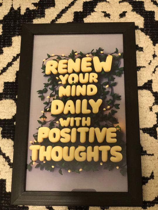 6x10 inches size motivational poster with black border frame | Daraz.pk