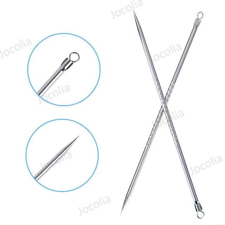 [1Pc] Double-head stainless steel Extractor Pimple Pin Blackhead Acne ...