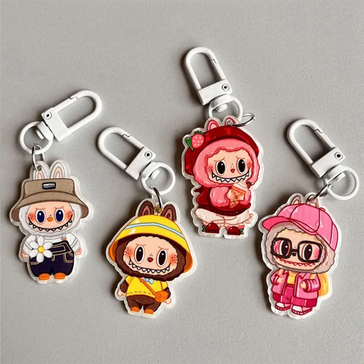 Kawaii Keychain Labubu Keychains Cute Keychain For Bags Wedding Party ...