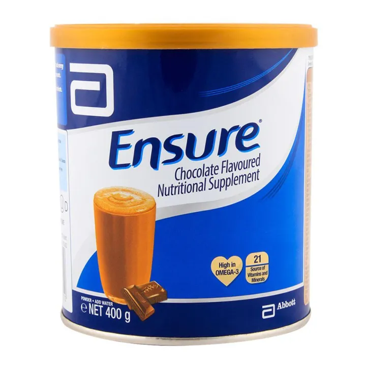 Abbott Ensure Chocolate Powder Milk 400g | Daraz.pk