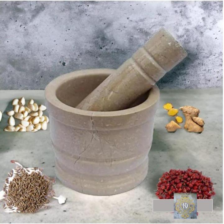 Marble Pestle & Mortal Best for Every day use | Daraz.pk
