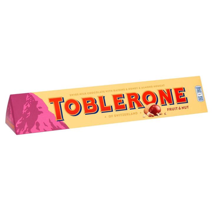 Toblerone Fruit & Nut 100g/3.52oz | Daraz.pk