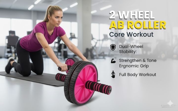Perfect Fitness Ab Roller Wheel – Abdominal & Core Trainer for Home Gym ...
