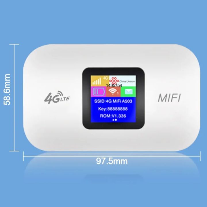 4G Lte Router Wireless Wifi Portable Modem Mini Outdoor Hotspot Pocket ...