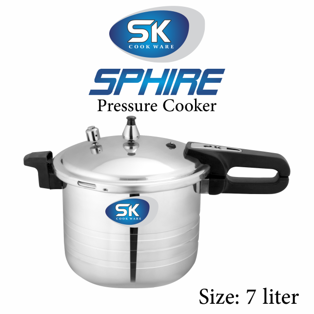 SK Saphire Pressure Cooker with Wide Open Bakelite Handles available in ...