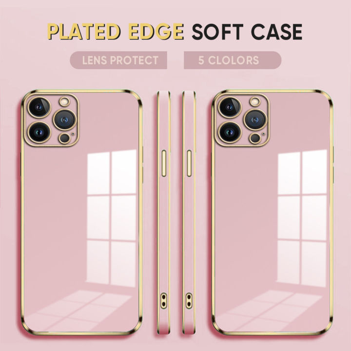 (Free Lanyard) Luxury 6D Plating Case for iPhone X XS Soft Silicone ...