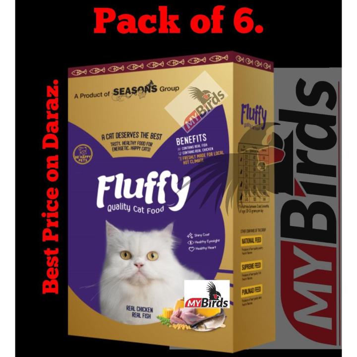( Pack of 6 ) Fluffy Cat Food. | Daraz.pk