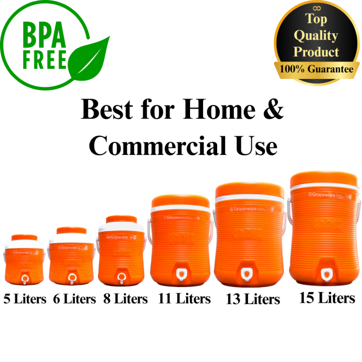 Water Cooler – Grace Hot & Cool Water Cooler – Insulated Plastic Travel ...