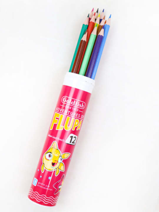 Cut Price Goldfish Flupa Color Lead Pencils - 12Pcs | Daraz.pk