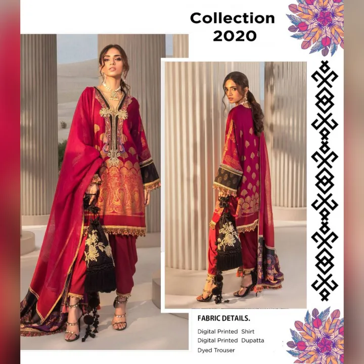 Kishmish New Summer Collection Stylish 2 Pcs Suit | Daraz.pk