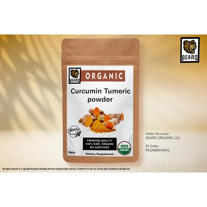 CURCUMIN TURMERIC POWDER 100gm | Daraz.pk