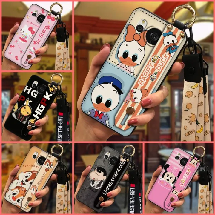 Wrist Strap Soft case Phone Case For Sharp Aquos Sense7 plus Wristband ...
