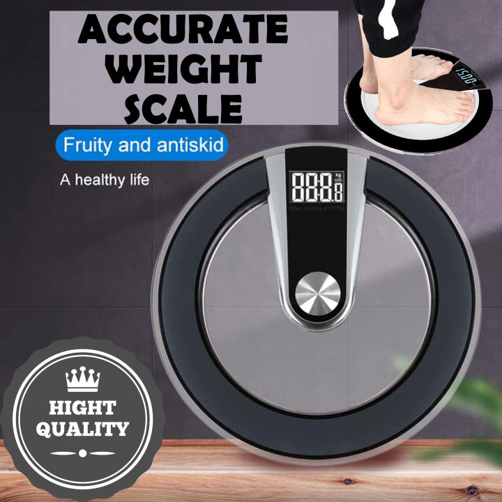 ORIGINAL 200kg Digital Body weight machine – Tempered Glass Body Weight ...